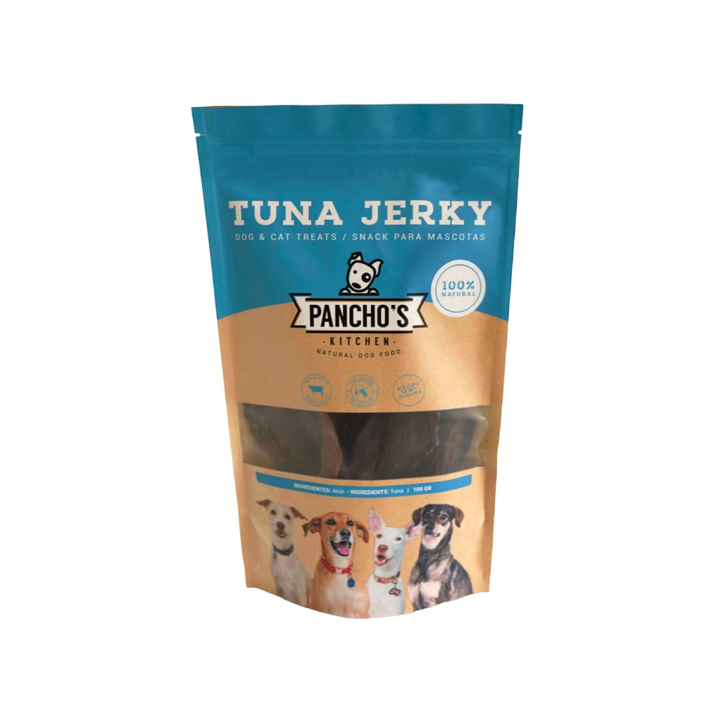 Snack Perro Panchos Tuna Jerky 100 GR
